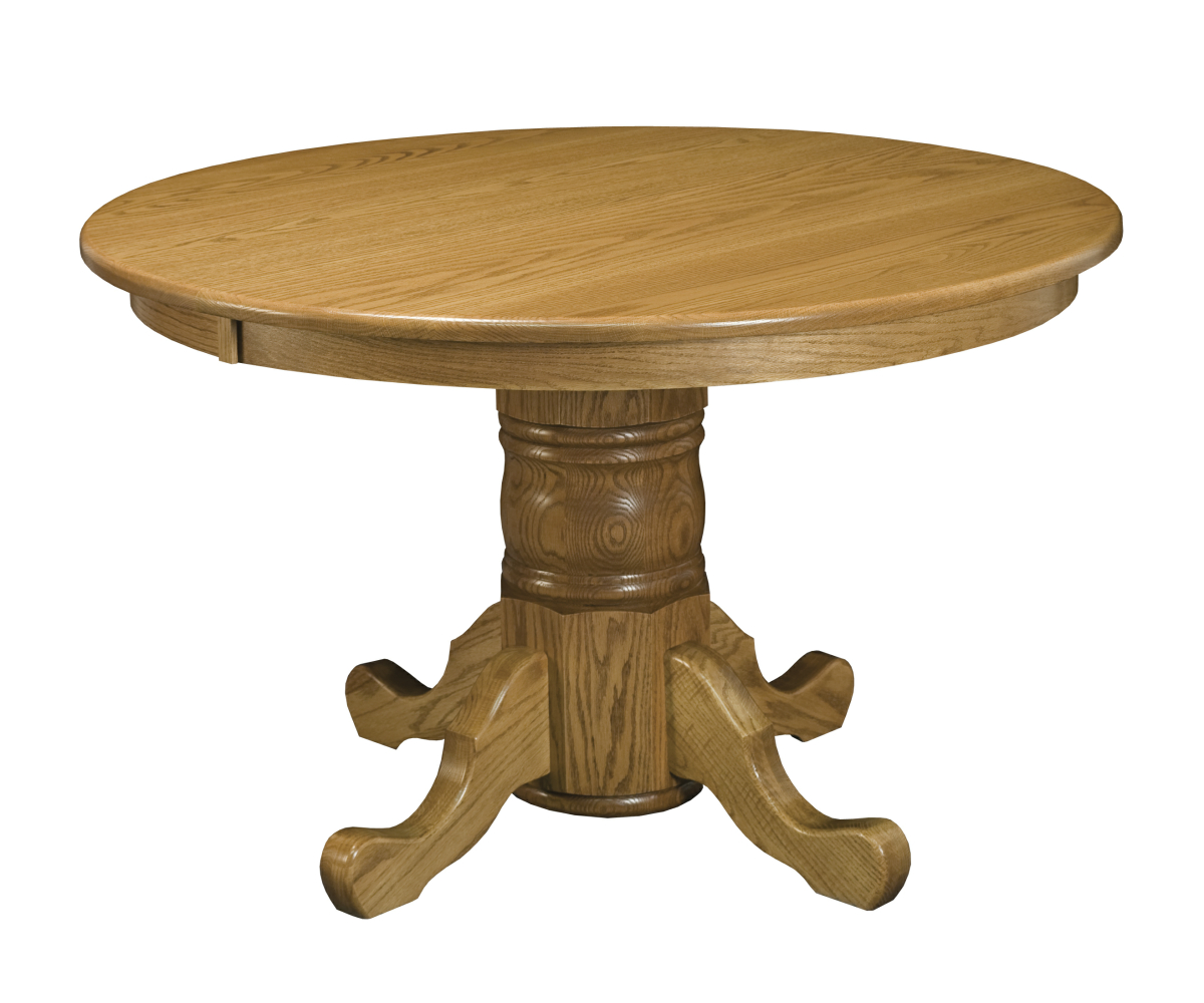 Single Pedestal Table - Amish Gallery of Manitoba