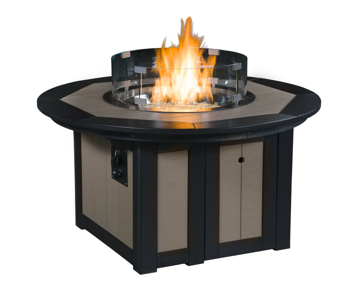 Round Fire Pit Table - Amish Gallery of Manitoba