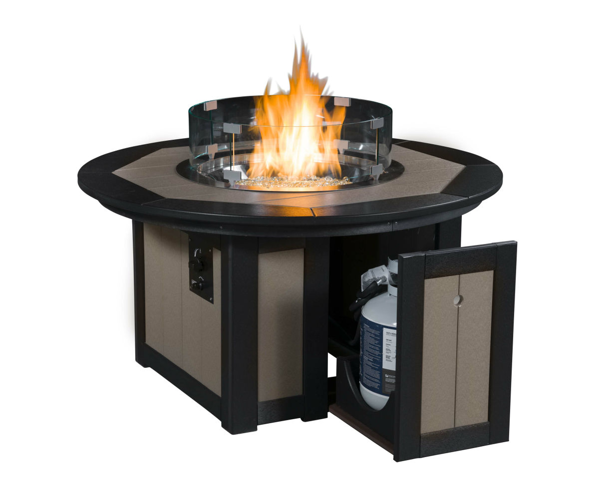 Round Fire Pit Table - Amish Gallery of Manitoba