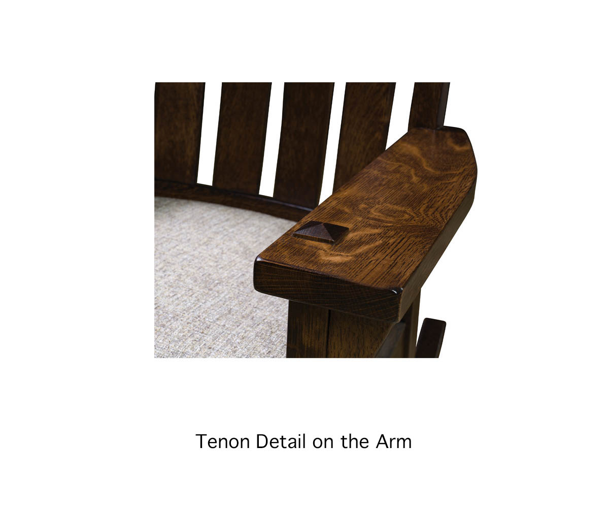 Artisan Mission Rocker - Amish Gallery of Manitoba